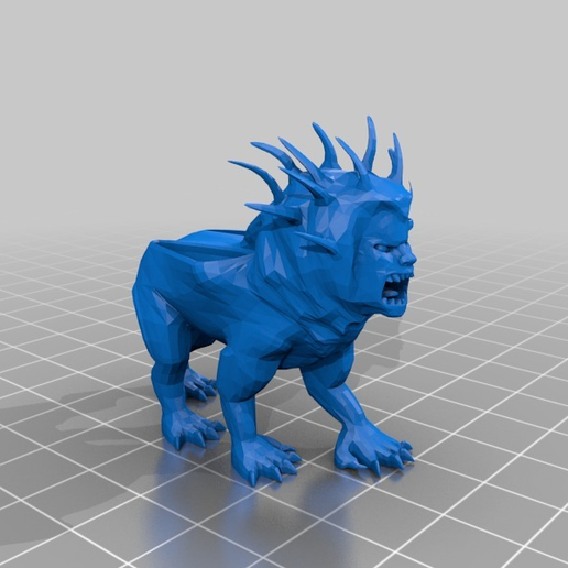 🇬🇷 Manticore・Free STL File for 3D printing・Cults