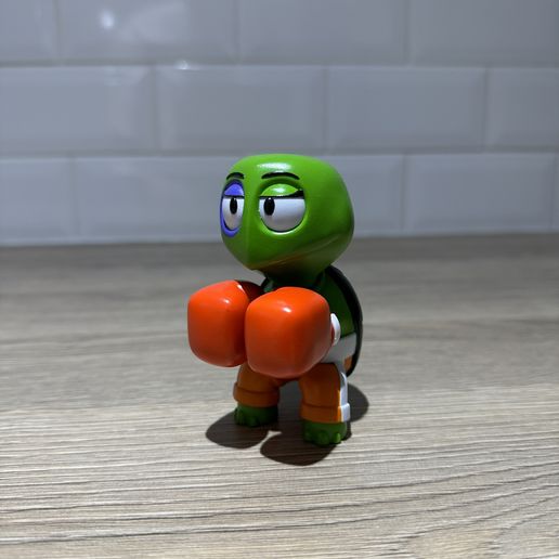 🥊 Boxing Turtle・ 3D File for 3D printing・Cults