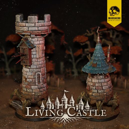 🏰 Living Castle - The Tower・ 3D File for 3D printing・Cults