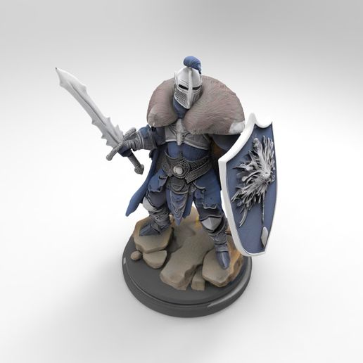 🦸 knight fantasy miniature・ STL File for 3D printing・Cults