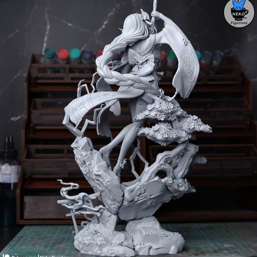 👧 Raiden Shogun - Genshin Impact Game Figure for 3D Printing・ 3D File ...