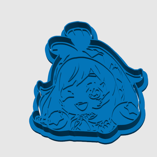 STL file Genshin Impact Mualani set 2 cookie cutters 🍪 ・3D printable ...