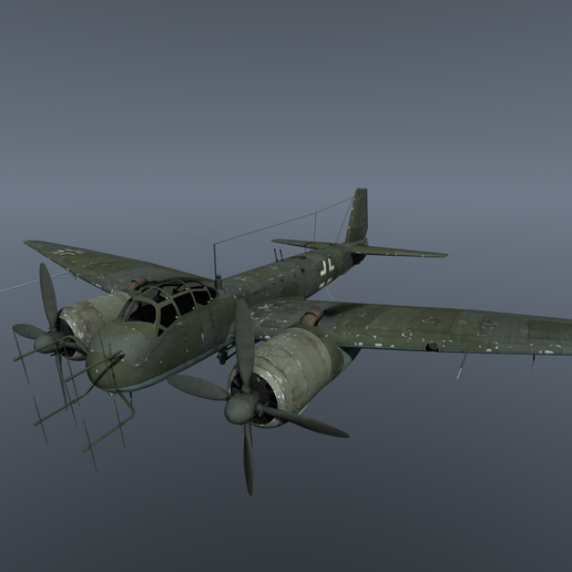 STL file Ju 388 J 🚁 ・Model to download and 3D print・Cults