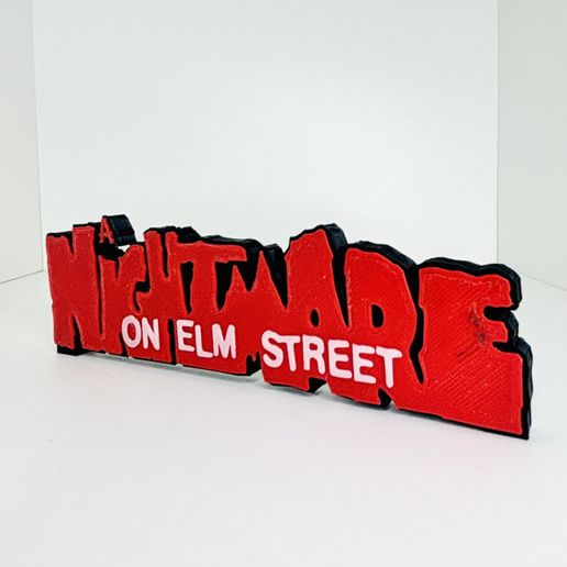 🎬 NIGHTMARE ON ELM STREET Logo Display by MANIACMANCAVE3D・ STL File for ...