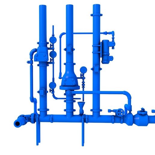 🧞‍♂️ Industrial Multiple Vertical Pipes / Industrial Pipes / Vertical ...