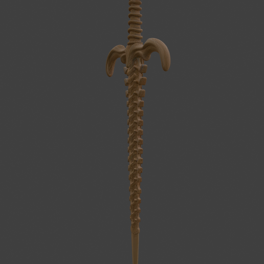 🗡️ Spine Bones Sword・ STL File for 3D printing・Cults