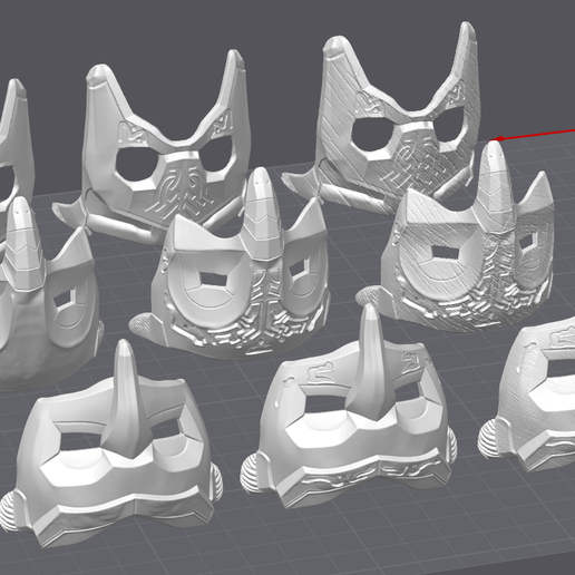 🎮 Shadow of the colossus: Colección de máscaras・Archivo STL para ...