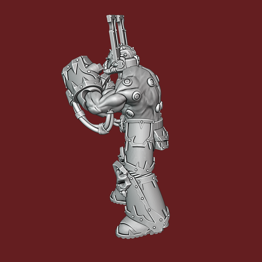 🎲 Pvt. Hound, the brawler・ 3D File for 3D printing・Cults