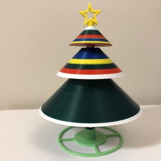 Free 3D file Simple Christmas Tree 🎄 ・3D printing template to download ...