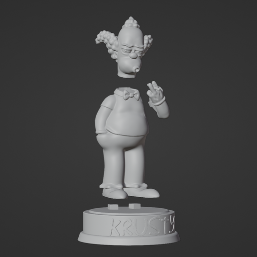 🤡 Krusty the Clown・ 3D File for 3D printing・Cults