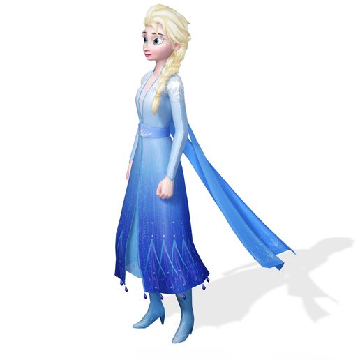 🏰 ELSA frozen rigged STL OBJ FBX FROZEN FROZEN FANTASY CASTLE MEDIEVAL ...