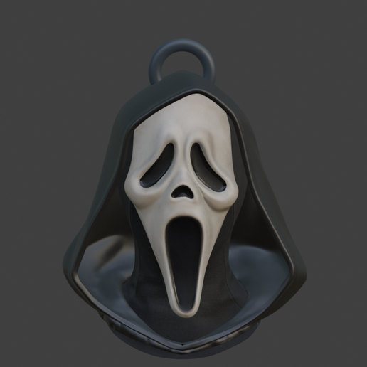 🗝️ Ghostface Head Keychain - Scream Movie Mask - Scream Horror - Ready ...