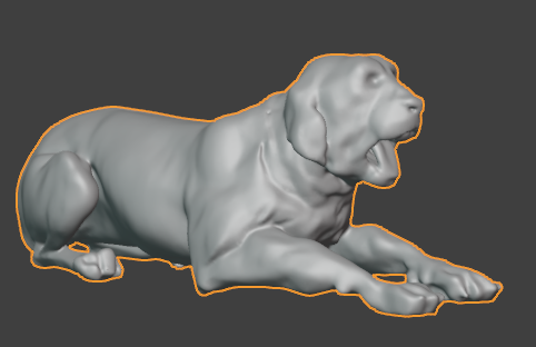 🐕 model of max the dog Mastiff・ OBJ File for 3D printing・Cults