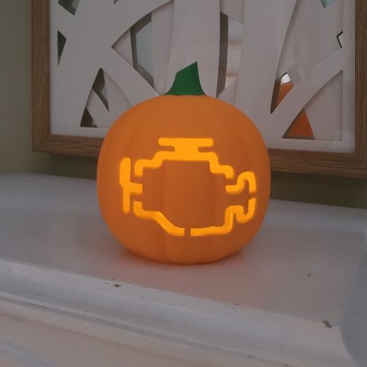 STL file Engine Light "SCARIEST PUMPKINS EVER" COLLECTION MUILT-COLOR 5 ...