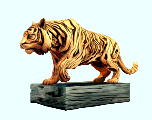 🐉 N17 Holztiger・ STL File for 3D printing・Cults