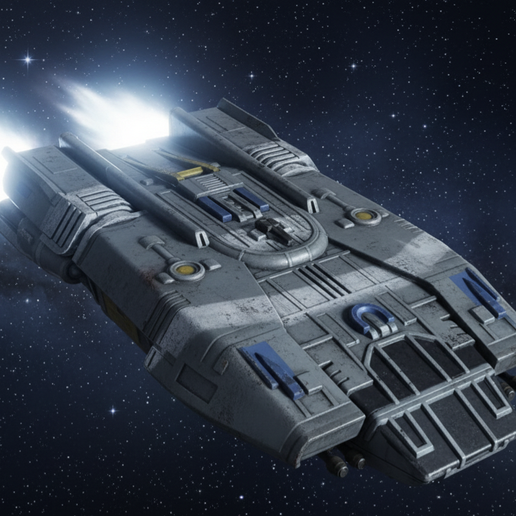 🚀 Trailblazer EML-850 Light Freighter (x-wing scale)・ STL File for 3D ...