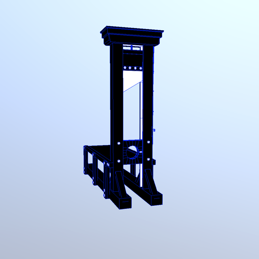 🏠 Guillotine・ STL File for ・Cults