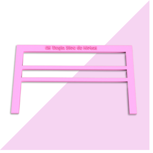 STL file A5 RULER FOR NOTEPAD - BINDING 📏 ・3D printing design to ...