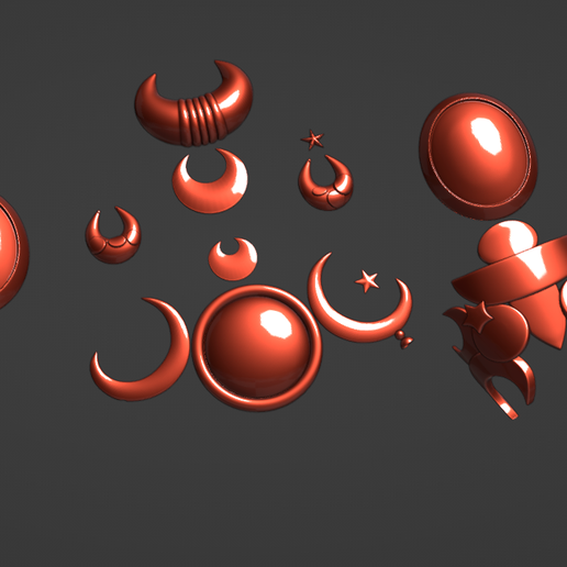 🌙 Selena moon prop for cosplay Hades・ 3D File for 3D printing・Cults