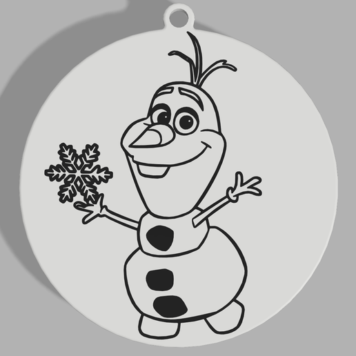 olaf christmas coloring sheet