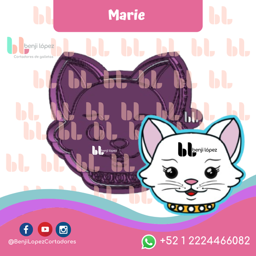 🍪 MARIE COOKIE CUTTER /MARIE COOKIE CUTTER・ STL File for 3D printing・Cults