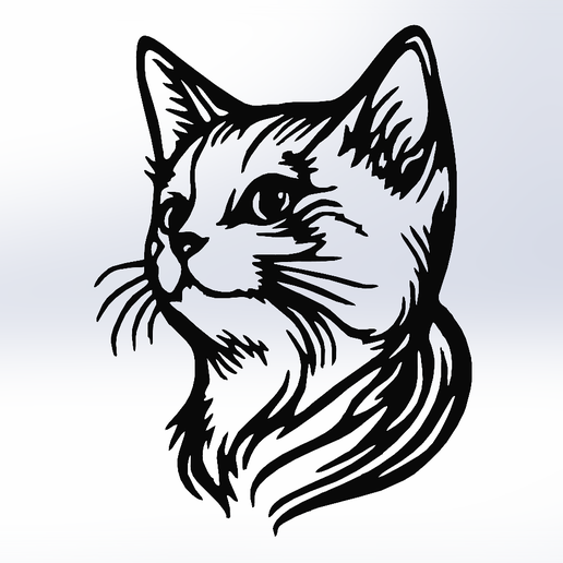 kitty face illustration