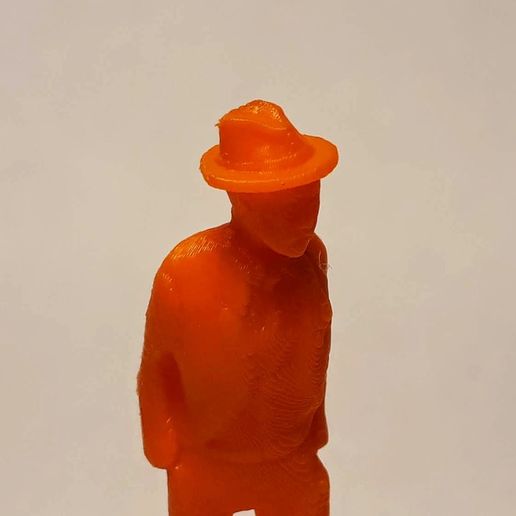 🎩 Miniature Fedora Hat with Printable Rim (28mm/32mm scale)・Free 3D ...