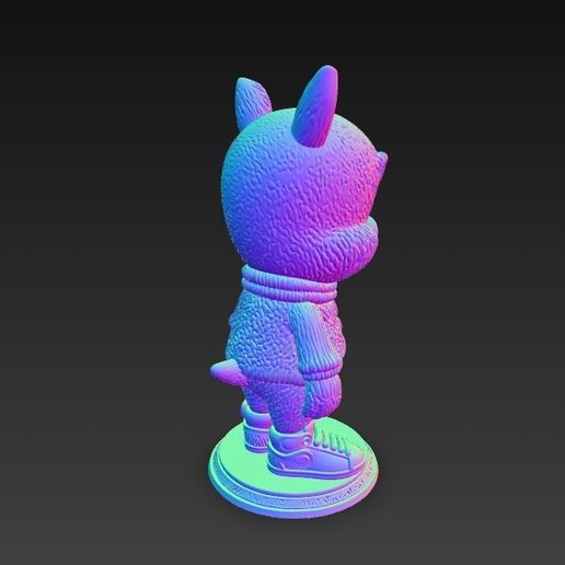 🐖 Stylized Knit Porky Pig Figure – Modern Character Interpretation・ STL ...
