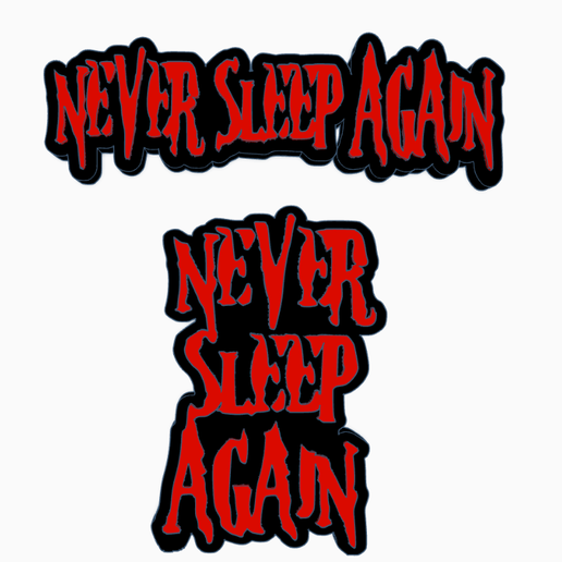 never to sleep