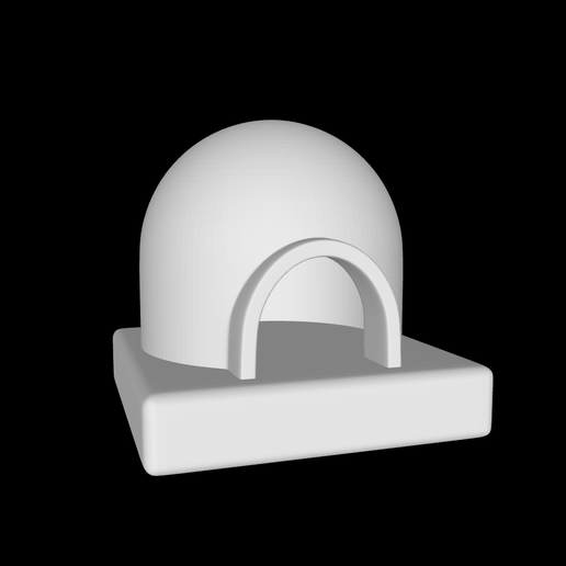 3d printable igloo