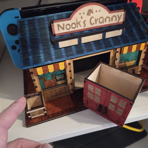 🆕 Animal Crossing New Horizon - Nook's Cranny Switch Dock LaserCut ...
