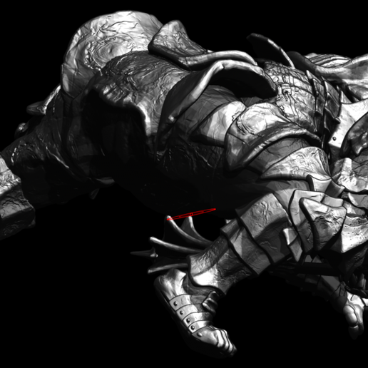 🆓 Dark Souls 3 Vordt of Boreal Valley・Free 3D File for ・Cults