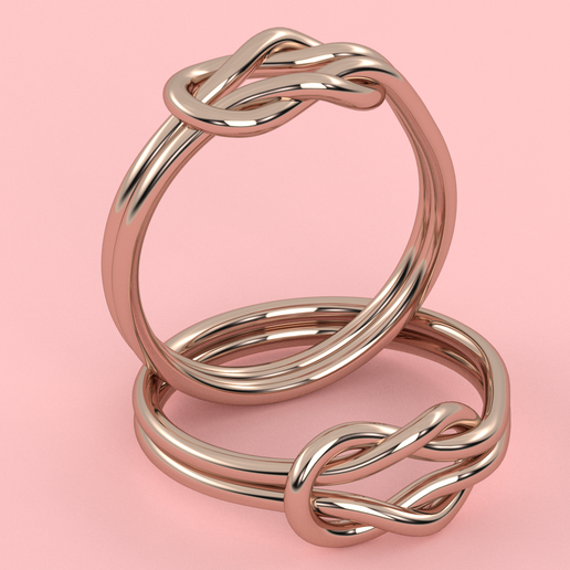 🎀 Ribbon Fold Plain Ring For Daily Use・ STL File for 3D printing・Cults