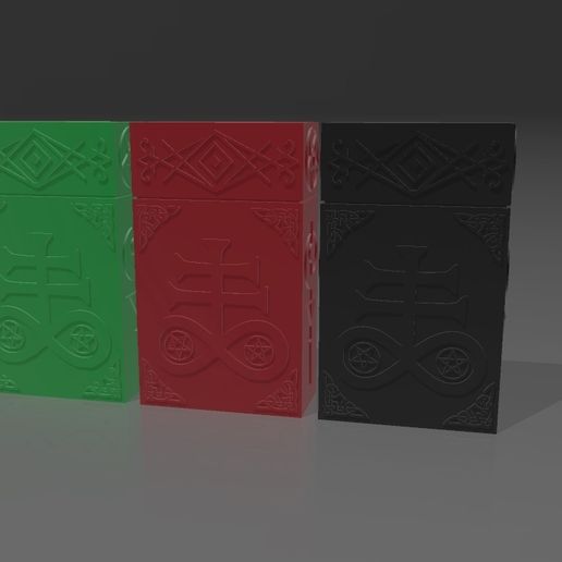 STL file CARD BOX - WITCHCRAFT // TAROT V2 📦 ・3D print object to ...