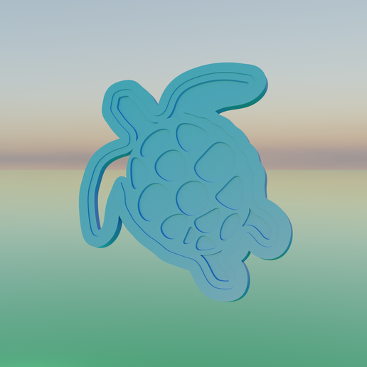 STL file Turtle paint palette 🐢 ・Model to download and 3D print・Cults