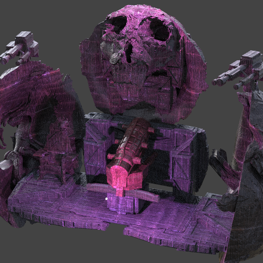 🏛️ Nordor asteroid interior full collection・Archivo OBJ para ・Cults