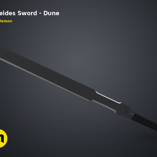 🗡️ Atreides Sword 2 – Dune・ 3D File for ・Cults
