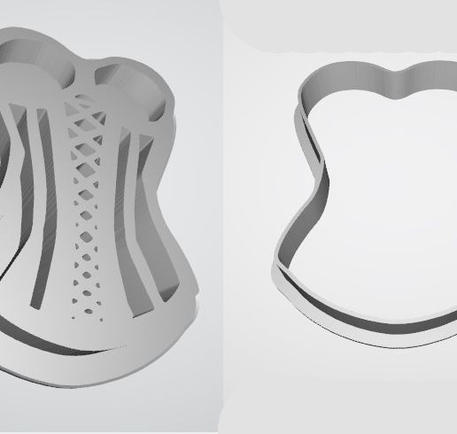 👽 Corset cutter and marker- cutter and marker・ STL File for ・Cults