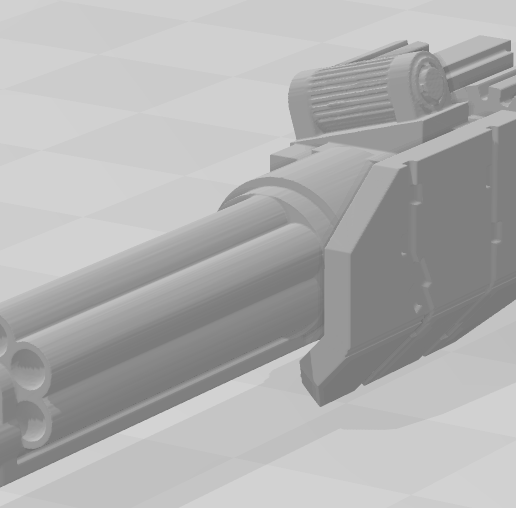 🎲 Lucious Reaper Gatling blaster・Free 3D File for ・Cults
