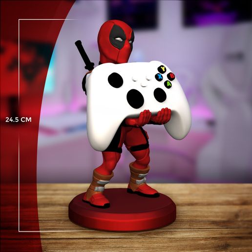 🕹️ DEADPOOL - MULTIFUNCTIONAL JOYSTICK & HEADPHONE HOLDER - MARVEL ...
