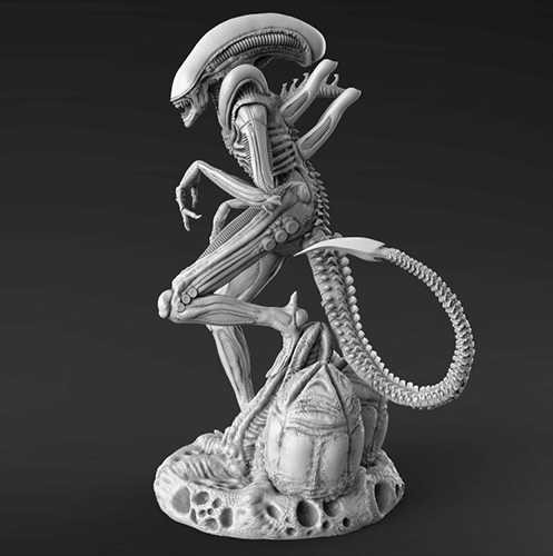 👽 Alien Xenomorph・ STL File for 3D printing・Cults
