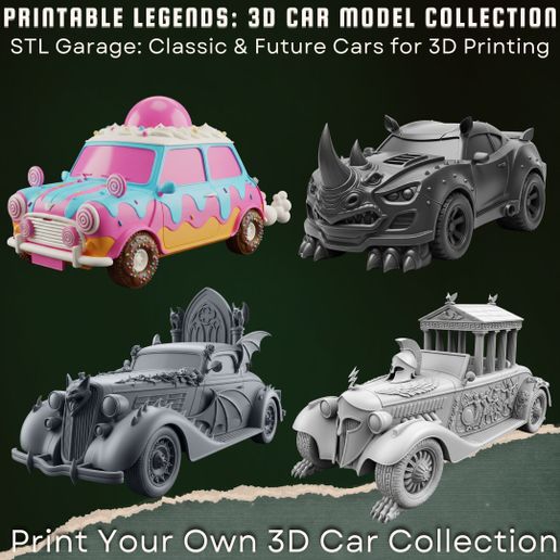 🦸 Legends Collection: 3D Concept Vehicles from Mythic Triumph to Gothic ...