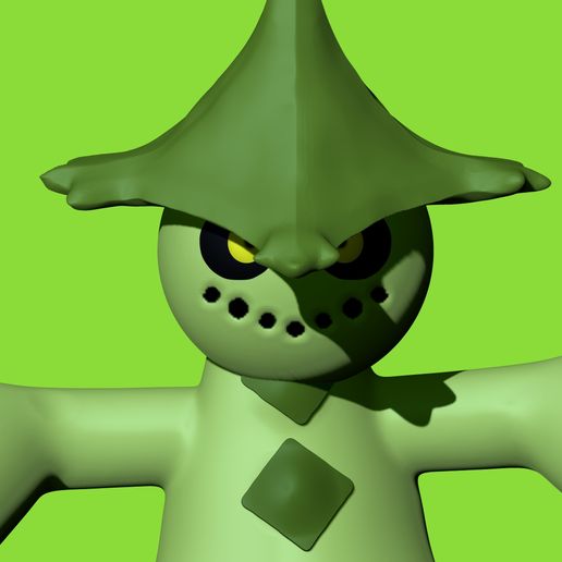 Free STL file Pokemon #332 - Cacturne FREE 🐉 (OBJ)・3D print model to ...