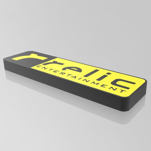 STL file RELIC ENTERTAINMENT LOGO 🎮 ・Template to download and 3D print ...