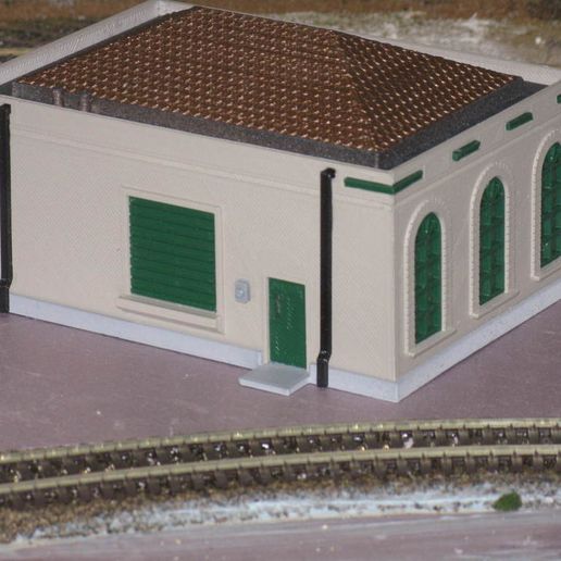 🏢 HO Scale Post Office・Free STL File for ・Cults
