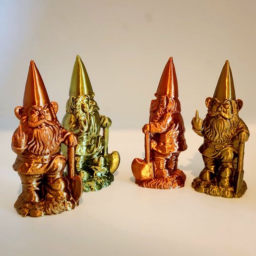 🖕 Middle Finger Gnome・ STL File for ・Cults