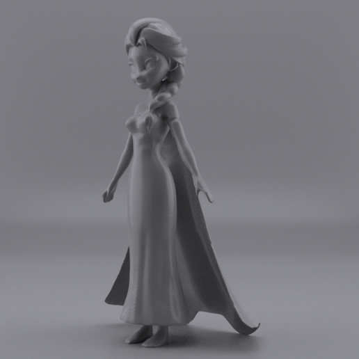 STL file ELSA FROZEN FIGURE 🦸 ・Model to download and 3D print・Cults