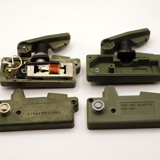 🧢 Test Set, Blasting Cap M51 replica・ STL File for 3D printing・Cults