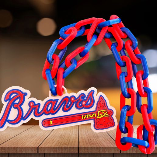 ⚾ ATLANTA BRAVES CHAIN・ STL File for 3D printing・Cults
