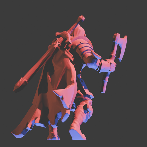 STL file One Arm Knight - Minifigure 💪 ・3D printer model to download・Cults